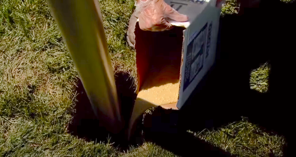Polecrete Stabilizer® - Utility Pole Foam