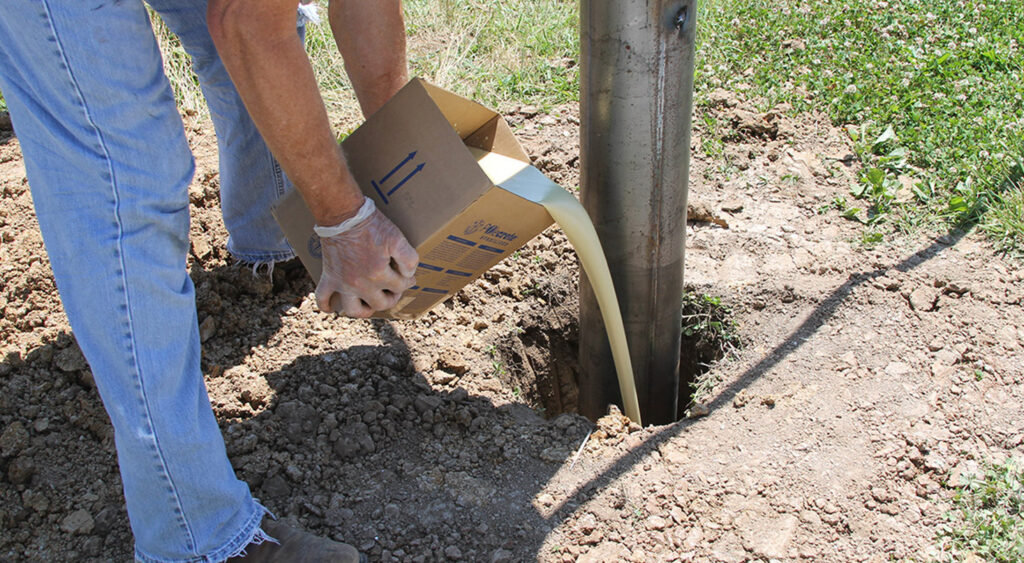 Polecrete Stabilizer® - Utility Pole Foam